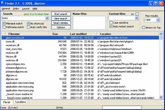 Download DK Finder v2.1.3.0 for Faster File Searching in Windows « My ...