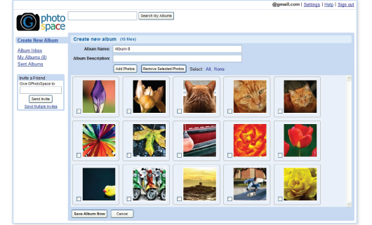 Use Gmail Storage Space For Online Photo Album Sharing with GPhotoSpace ...