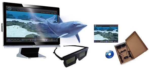 Olympus Launches 3D Viewing Kit for PCs « My Digital Life