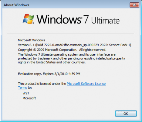 Windows 7 SP (Service Pack) and RC2 (Release Candidate 2) Plus Build ...