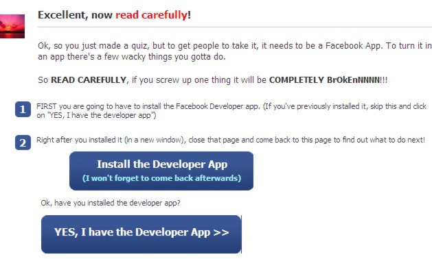 How to DIY a Facebook Quiz Via Quiz Creator « My Digital Life