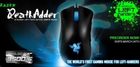 Razer DeathAdder Left Hand Edition Gaming Mouse « My Digital Life