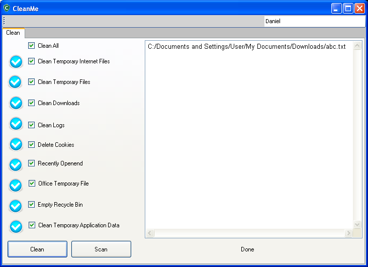 Download CleanMe to Tidy and Clean Up Computer Temp Files « My Digital Life